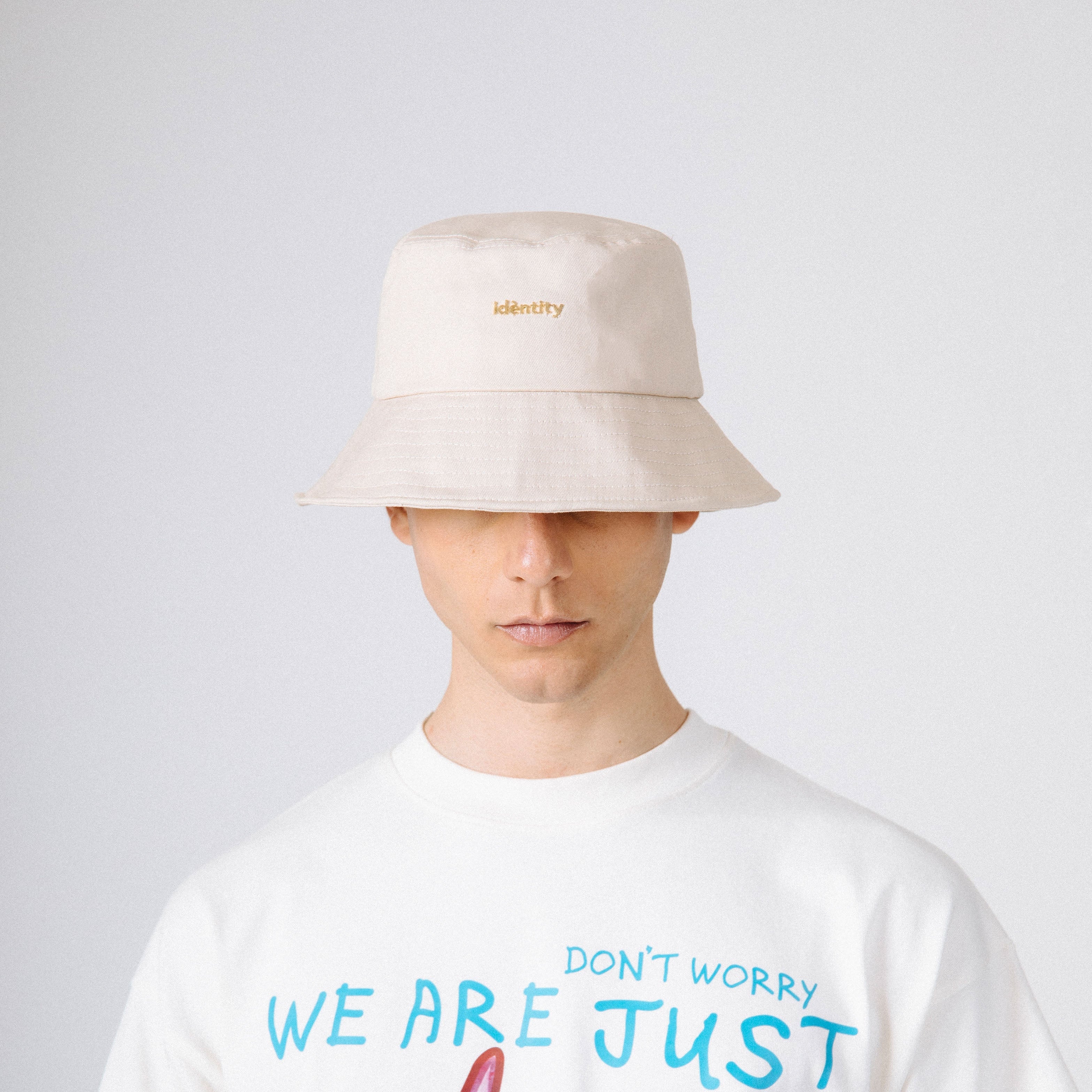 Cappello Bucket in Tela - Crema – IDENTITY